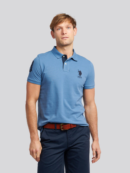 Mens Player 3 Polo Shirt Blue Horizon – U.S. Polo Assn. UK